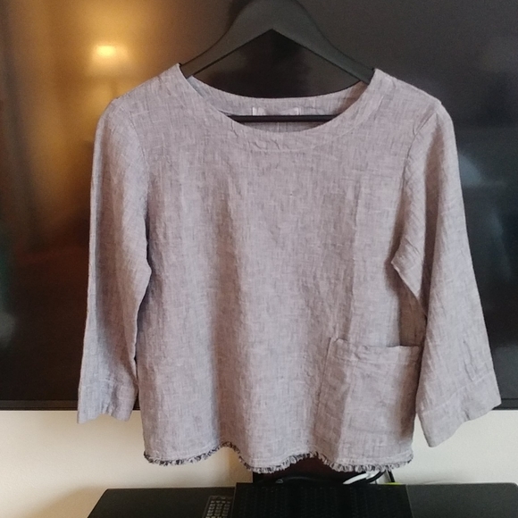 cut loose | Tops | Cut Loose Nwt Linencotton Pocket Top | Poshmark